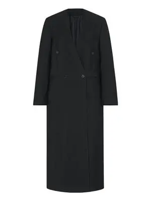 THE ROW Arista Coat In Virgin Wool - Black