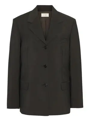 THE ROW Faelan Jacket - Dark Brown