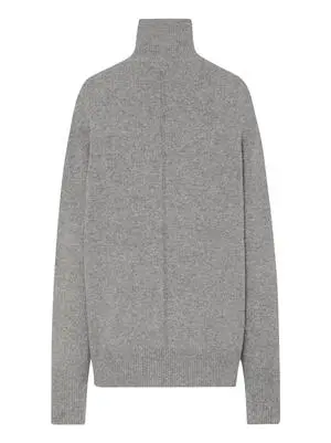 THE ROW Stepny Turtleneck - Grey Melange
