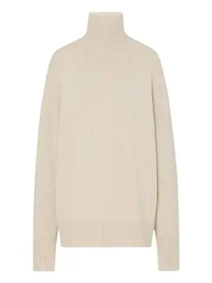 THE ROW Stepny Turtleneck - Sand