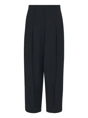 THE ROW Tamarind Pant In Viscose And Silk - Vintage Black