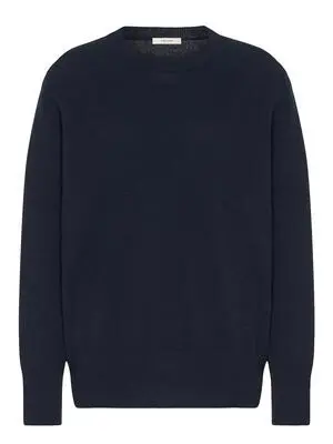 THE ROW Leilani Cashmere Sweater Dark Navy