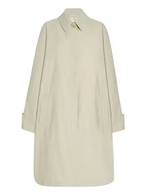 THE ROW Pluma Coat In Cotton And Cashmere - Snow