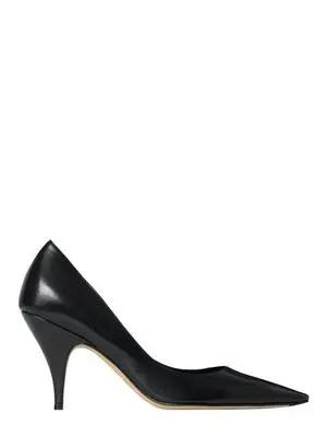 THE ROW Liisa Leather Pumps - Black