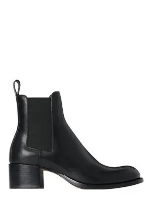 THE ROW Nobilis Leather Chelsea Boots - Black