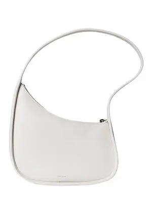 THE ROW Half Moon Bag In Leather New Ivory