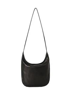 THE ROW N/S Izzy Leather Bag Black