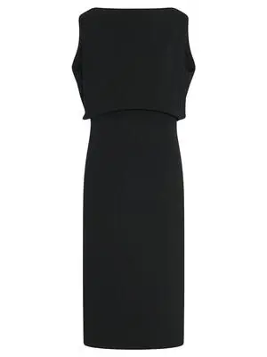 THE ROW Paran Silk Dress Black
