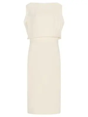 THE ROW Paran Silk Dress White