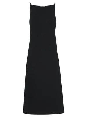 THE ROW Seraphina Silk Dress - Black