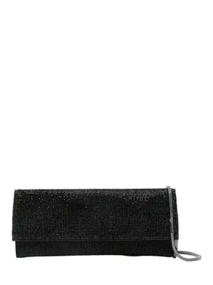 Benedetta Bruzziches Crystal-embellished Clutch - Black