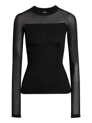 TOTEME Stretch-knit Top - Black