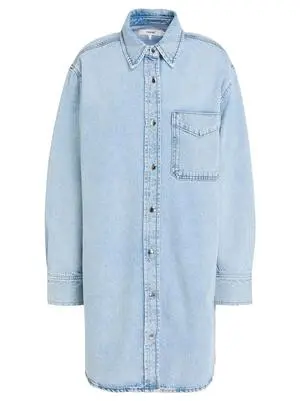 FRAME Denim Mini Shirt Dress - Light Denim