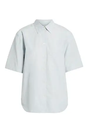 TOTÊME Cotton-poplin Shirt - Sky Blue