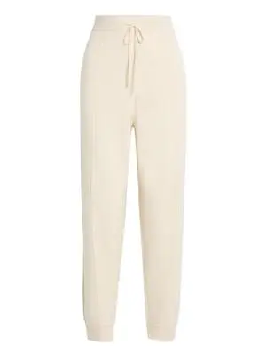 TOTÊME Knitted Track Pants - Cream