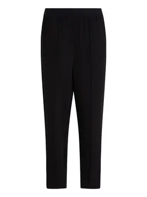 TOTEME Crepe Tapered Pants - Black