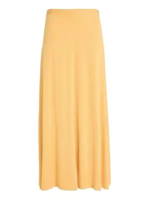 TOTEME Stretch-Jersey Midi Skirt Marigold