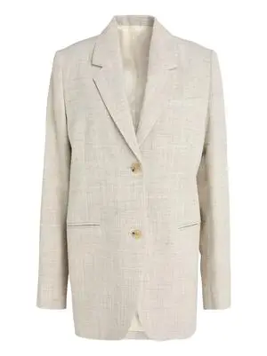 TOTÊME Wool-blend Blazer - Stone