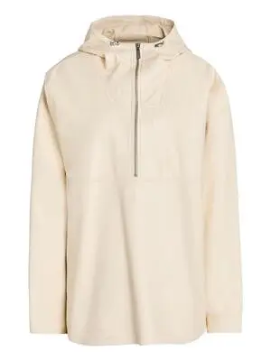 TOTEME Leather Hooded Jacket - Ivory