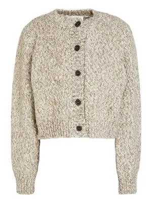 FRAME Wool-blend Cardigan - Cream