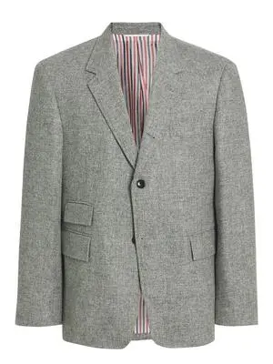 THOM BROWNE Brushed Wooltweed Blazer
