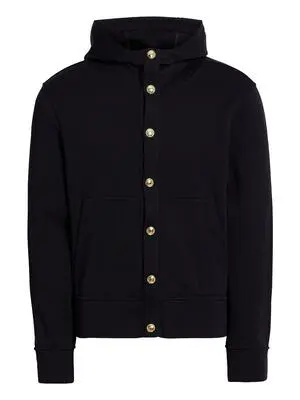 Thom Browne Hooded Wool Jacket - Midnight Blue