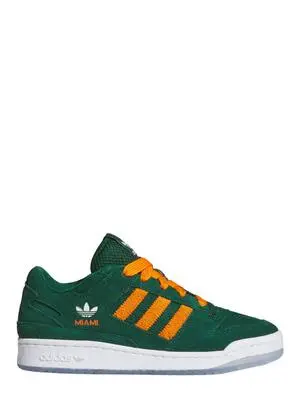Adidas Miami Hurricanes Forum Low Cl - Dark Green / Cloud White / Supplier Colour