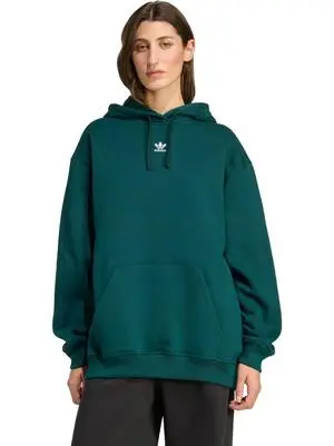 Adidas Essentials Oversized Fleece Hoodie - Aurora Ivy