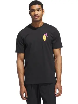 Adidas Chip In Nyc Graphic Tee - Black