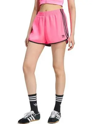 Adidas Adicolor 3-stripes Sprinter Shorts - Lucid Pink / Black