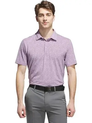 Adidas Ultimate365 Mini Bunker Polo Shirt - Powder Plum