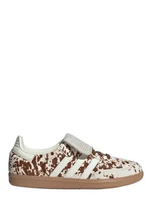 Adidas Cow Print Samba Sneakers With Long Tongue - Off White / Lucid Pink / Gum