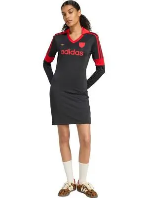 Adidas Graphic Soccer Jersey Dress - Black