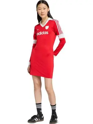 Adidas Graphic Soccer Jersey Dress - Better Scarlet