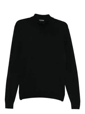 TOM FORD Wool Knit Top - Black