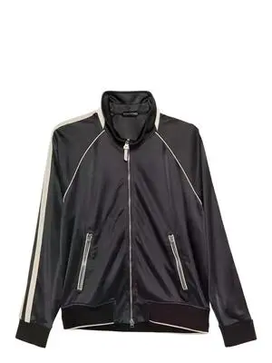 TOM FORD Contrast-trim Jacket - Black