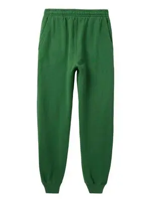 BODE Tapered Cotton-jersey Sweatpants - Green