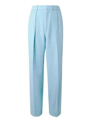TOM FORD Straight-leg Sequin-embellished Wool-blend Suit Trousers - Blue