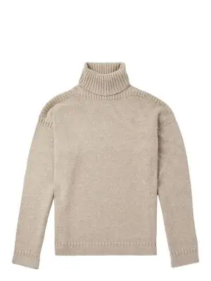 Loro Piana Cashmere Rollneck Sweater - Brown