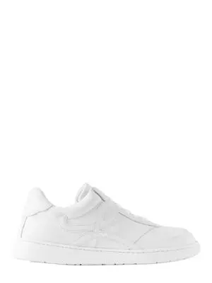 Loewe Jambo Logo-appliquéd Leather Sneakers - White