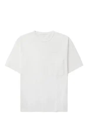 LEMAIRE Garment-dyed Cotton-jersey T-shirt - Neutrals