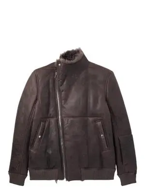 Rick Owens Shearling Jacket - Gray