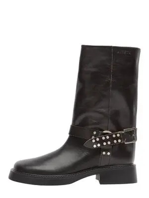 MIISTA Maitea Biker Boots - Black