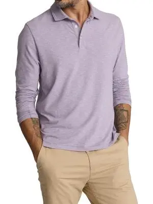 UNTUCKIT Martinez Polo Shirt Purple