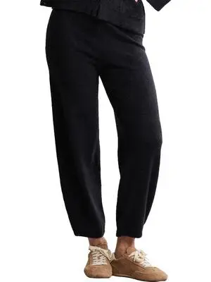 Barefoot Dreams Cozychic® Ultra Lite® Barrel Leg Pants - Black