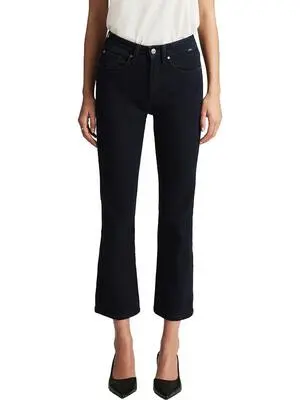 MAVI Anika High-waist Crop Flare Jeans - Ink Flex Blue