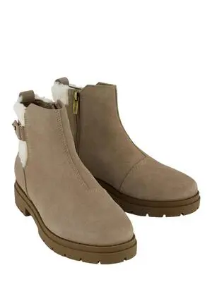 Toms Astrid Short Boots - Medium Beige