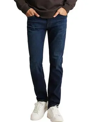 MAVI Jake Slim Fit Jeans Midnight Brushed Feather