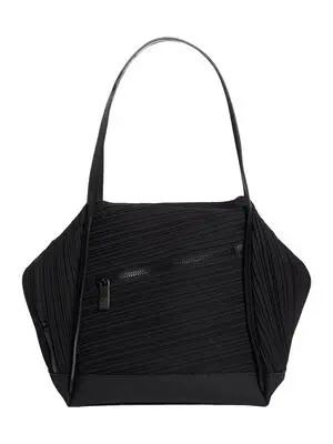 Issey Miyake Bias Pleated Handbag - Black