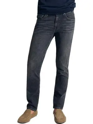 MAVI Jake Slim Fit Jeans - Smoke Organic Vintage